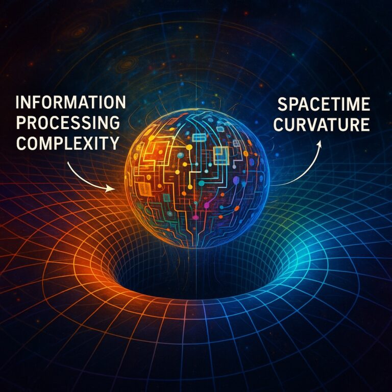 Information Processing Complexity as Spacetime Curvature: A Formal ...
